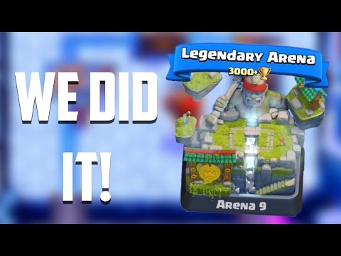 Let's Play Clash Royale #56: LEGENDARY ARENA! We Did It