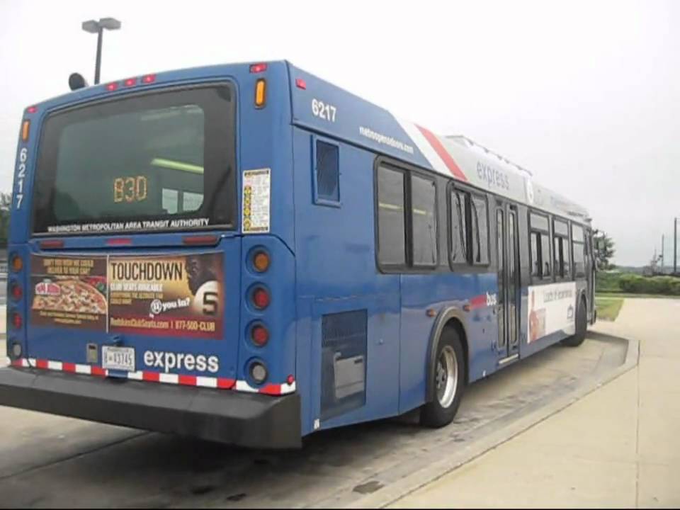 WMATA New Flyer D40LFR #6217 Takeoff - YouTube