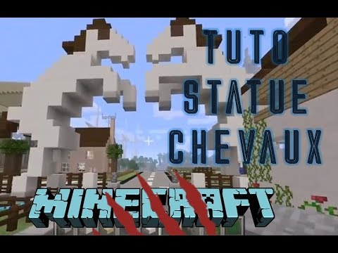Tuto - Statue cheval - Minecraft - YouTube