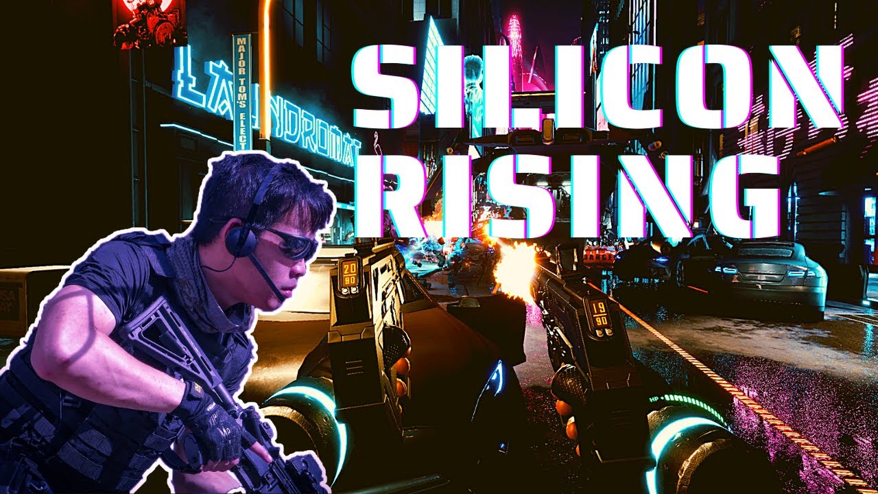 【皮皮VR】Silicon Rising - Cyberpunk風格的VR槍戰遊戲！ - YouTube