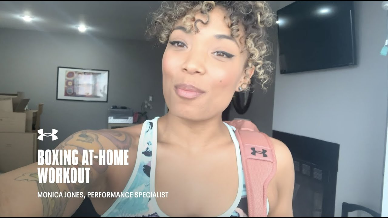 Boxing-Inspired Home Workout with Monica Jones | Under Armour Home ...