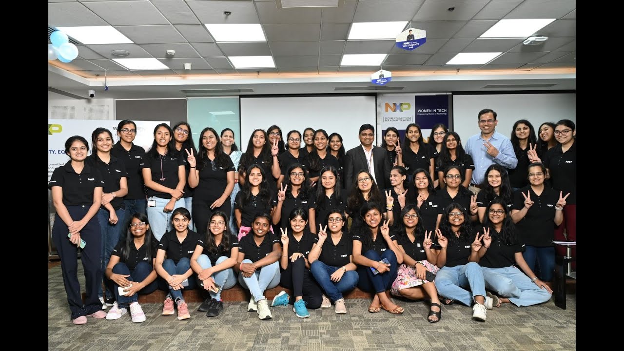 WOMEN IN TECH PROGRAM STUDENT's VISIT TO NXP INDIA - YouTube