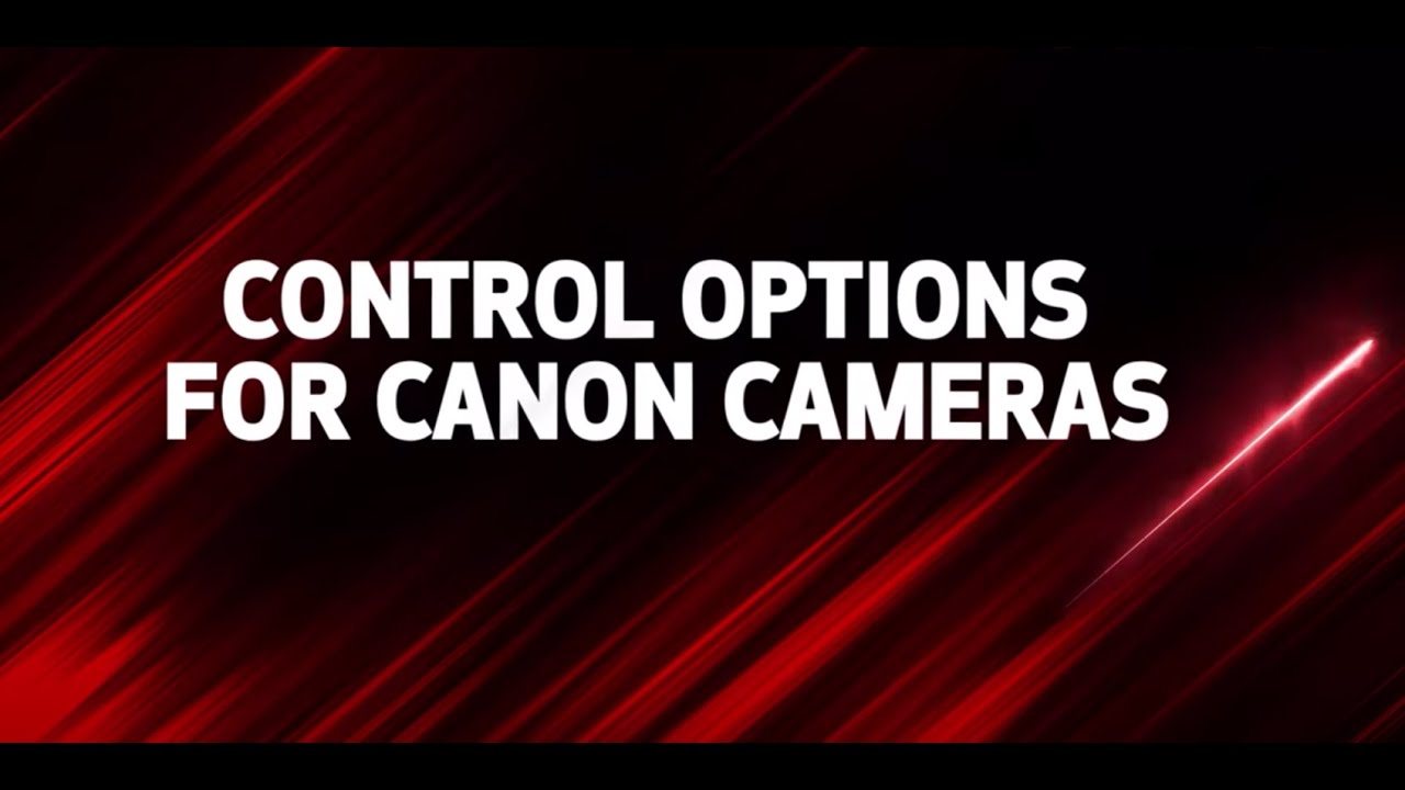 Control Options for Canon Cameras - YouTube