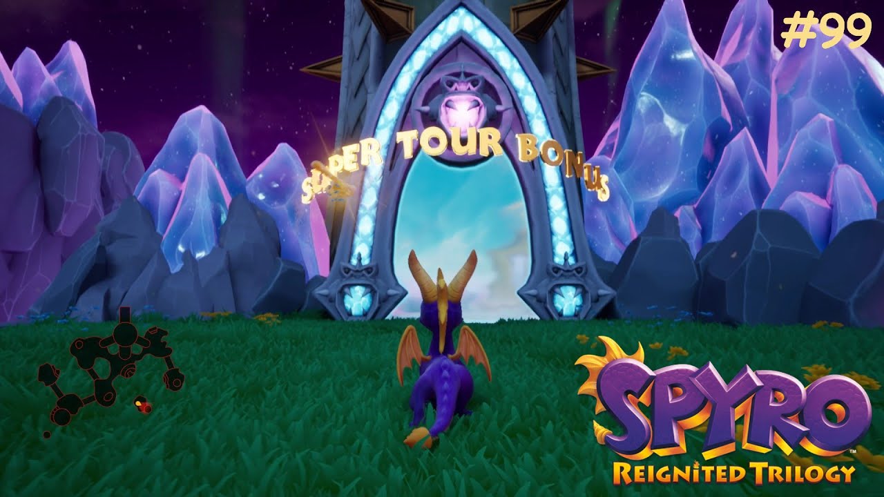 Spyro Reignited Trilogy - #99 - Vraie fin : Super Tour Bonus (Solution ...