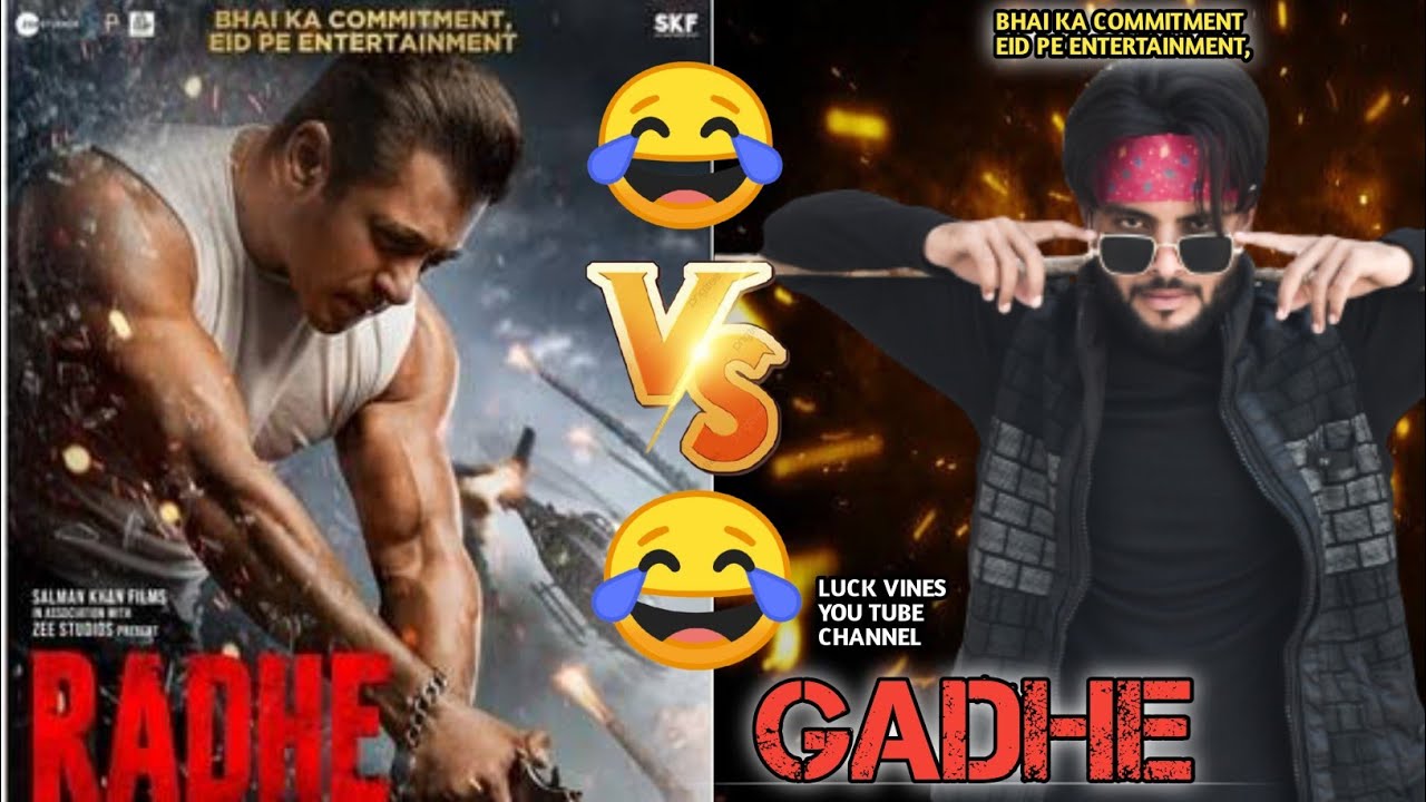 Radhe VS Gadhe Trailer| Radhe Trailer spoof|Radhe Trailer Funny Memes ...