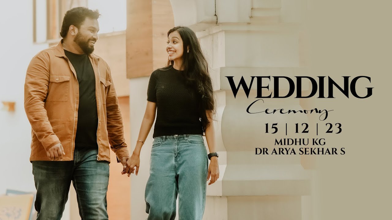 MIDHUN KG & DR ARYA SEKHAR S | WEDDING LIVE | BEEDI COMPANY - YouTube