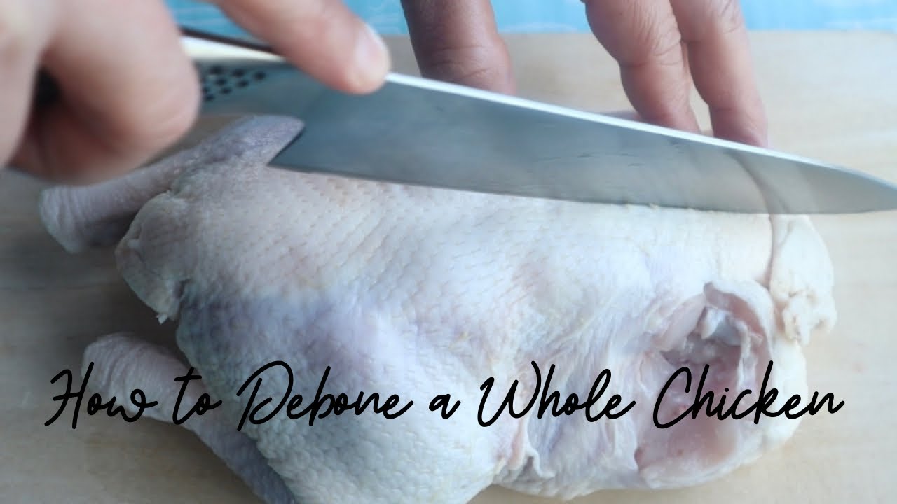 How to Debone a whole Chicken ( Easy and Quick ) - YouTube
