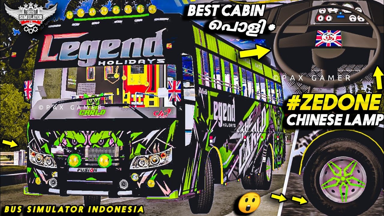 -ZEDONE CHINESE LAMP MOD😍 For Bussid - FREE MOD💥 - New Bus Mod For ...