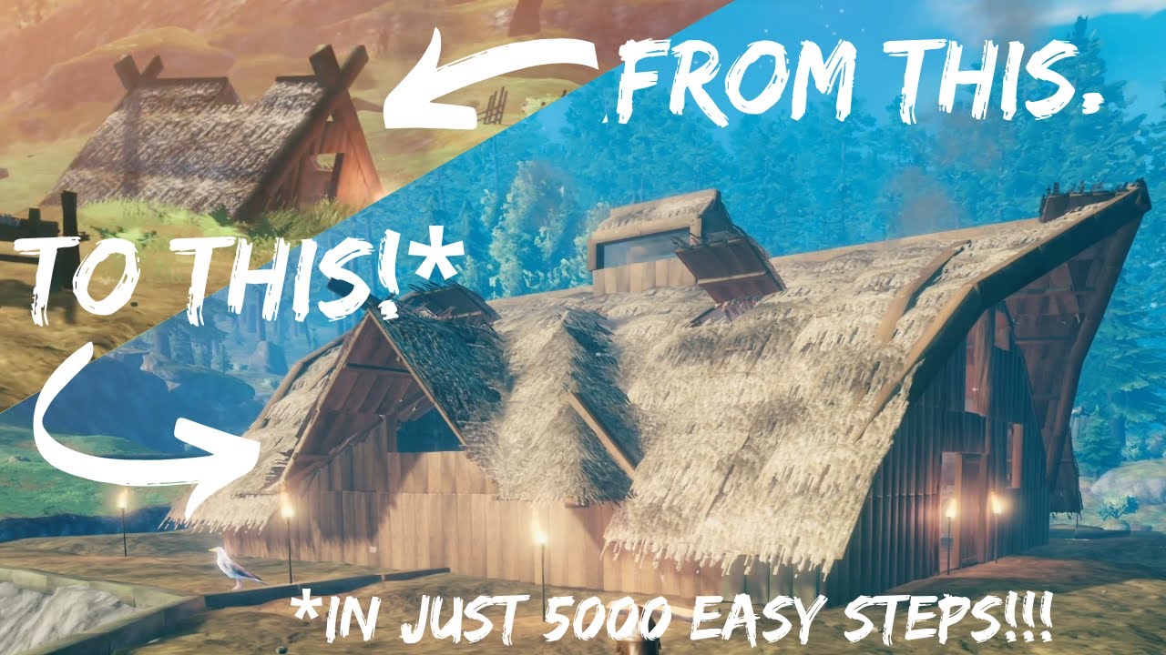 Speed base build AND magic items!- Valheim w/Epic Loot(LP Part 4) - YouTube