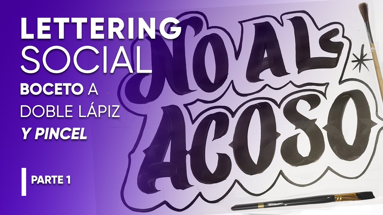Lettering Social Parte 1 - YouTube