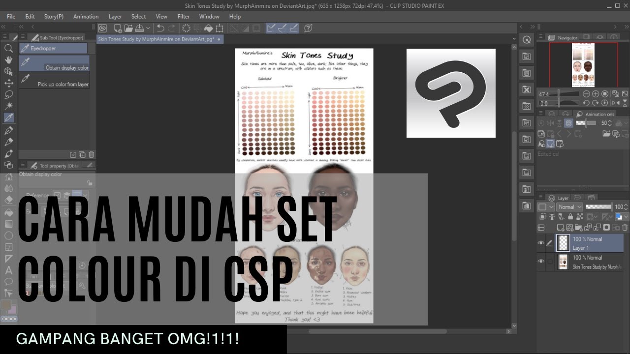Tutorial Mudah Menambahkan Preferensi Warna Di CSP - YouTube