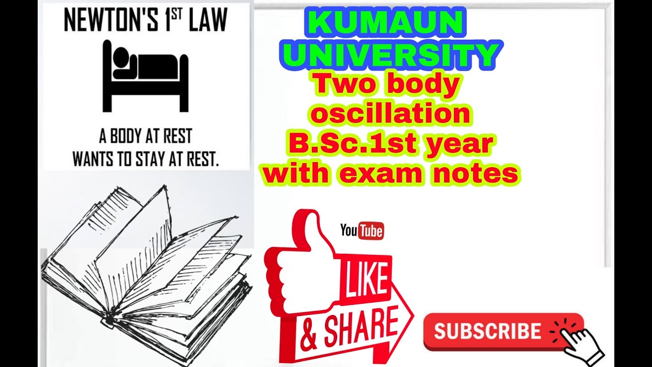 Two body oscillation B.SC.1st year - YouTube