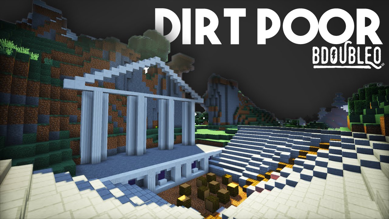 Minecraft Building w/ BdoubleO :: Dirt Poor :: ep 301 - YouTube