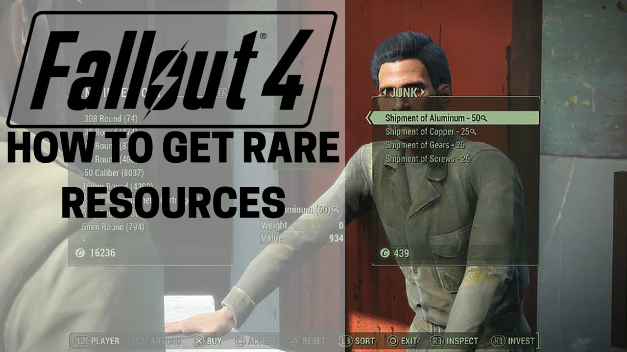 Fallout 4: How to get Rare Resources - YouTube