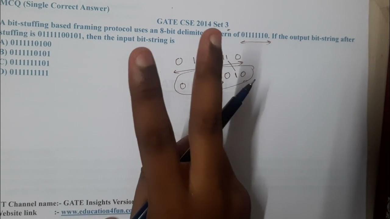 GATE CSE 2014 SET 3 || Computer Networks || GATE Insights Version: CSE - YouTube