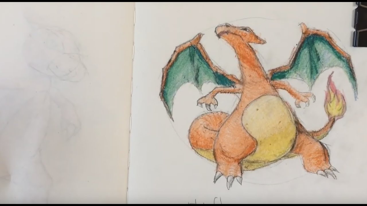 Pokémon Lizardon dưới sự hướng dẫn của ba bé Mây / Rosemaryme / Daily ...