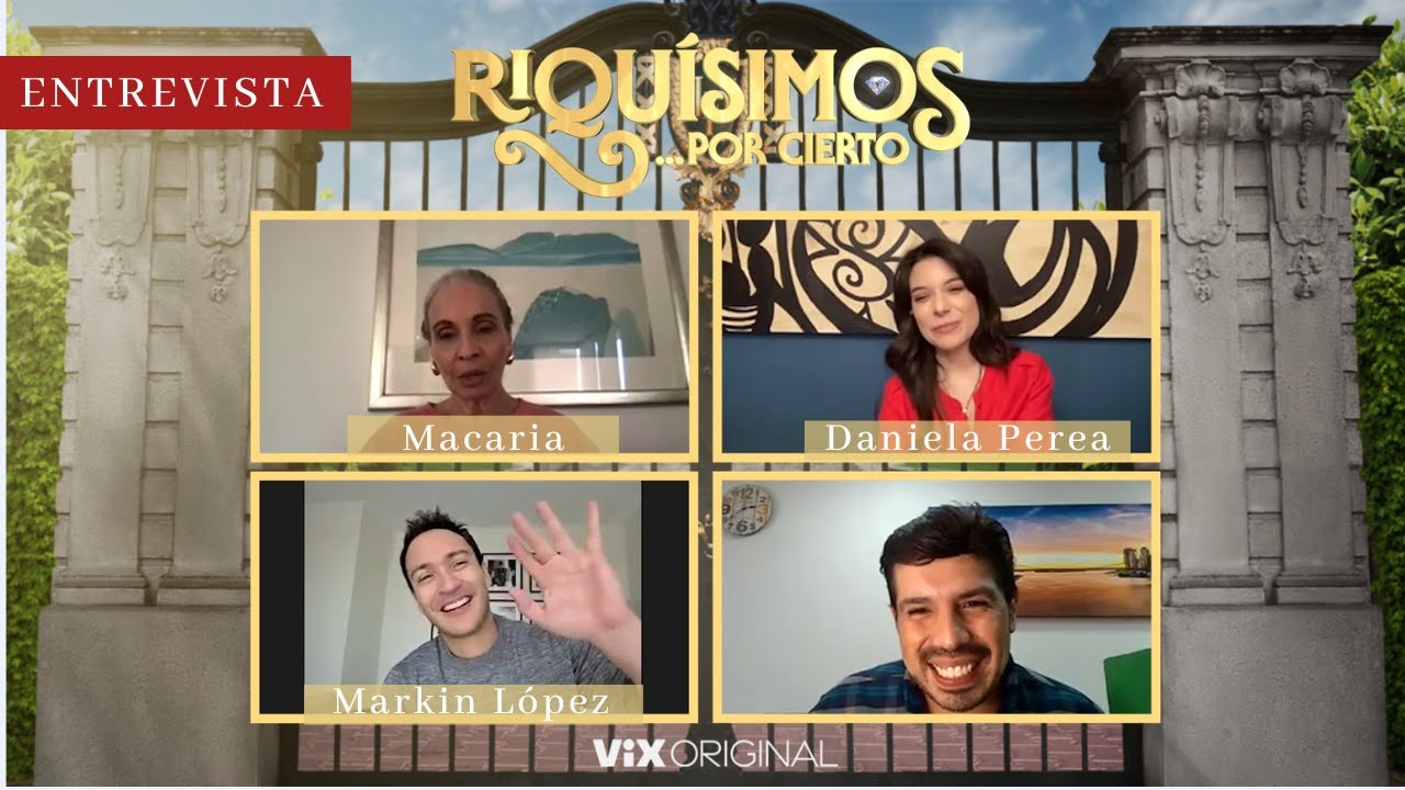MACARIA, DANIELA PEREA y MARKIN LÓPEZ juntos en "RIQUÍSIMOS POR CIERTO ...