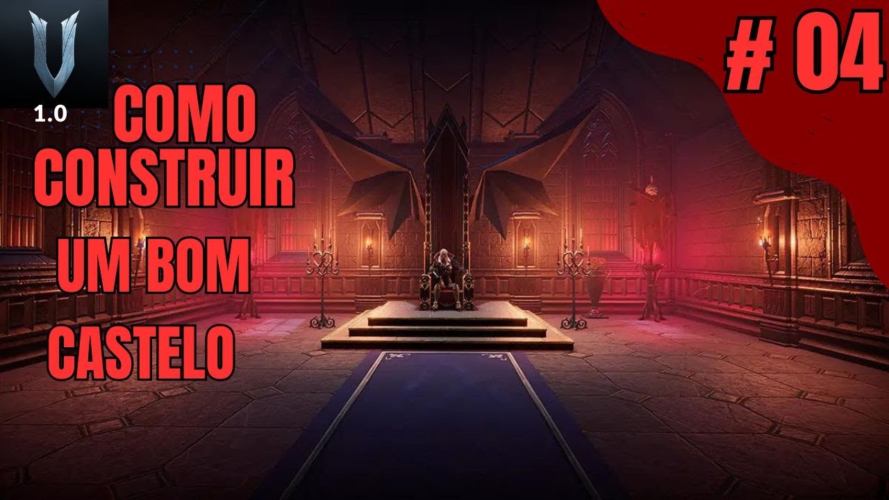 Como Construir um bom castelo! ! Gameplay Explicativa! VRising 1.0! #04 ...