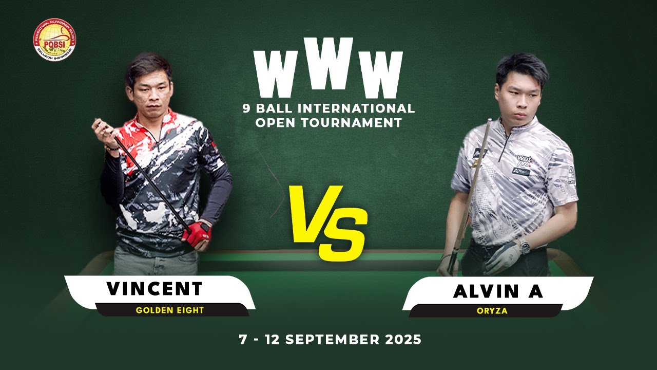 FULL MATCH WWW 9 Ball International Open Tournament Vincent - GOLDEN ...