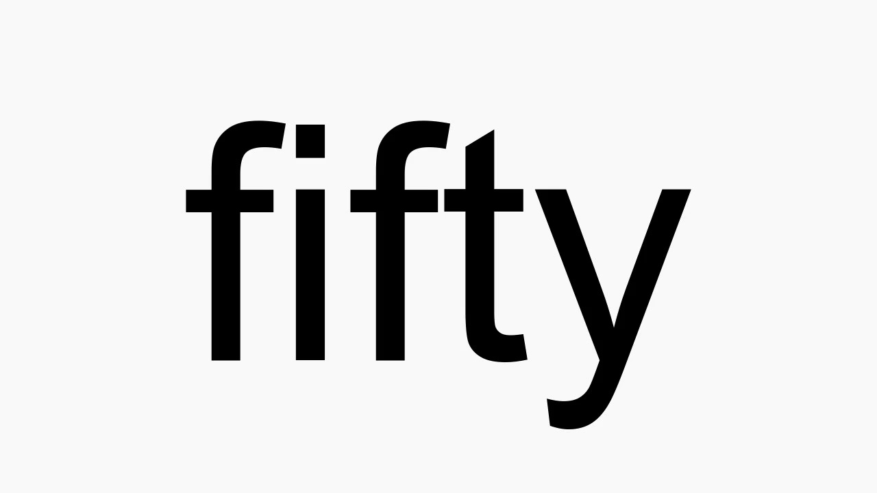 How to pronounce fifty - YouTube