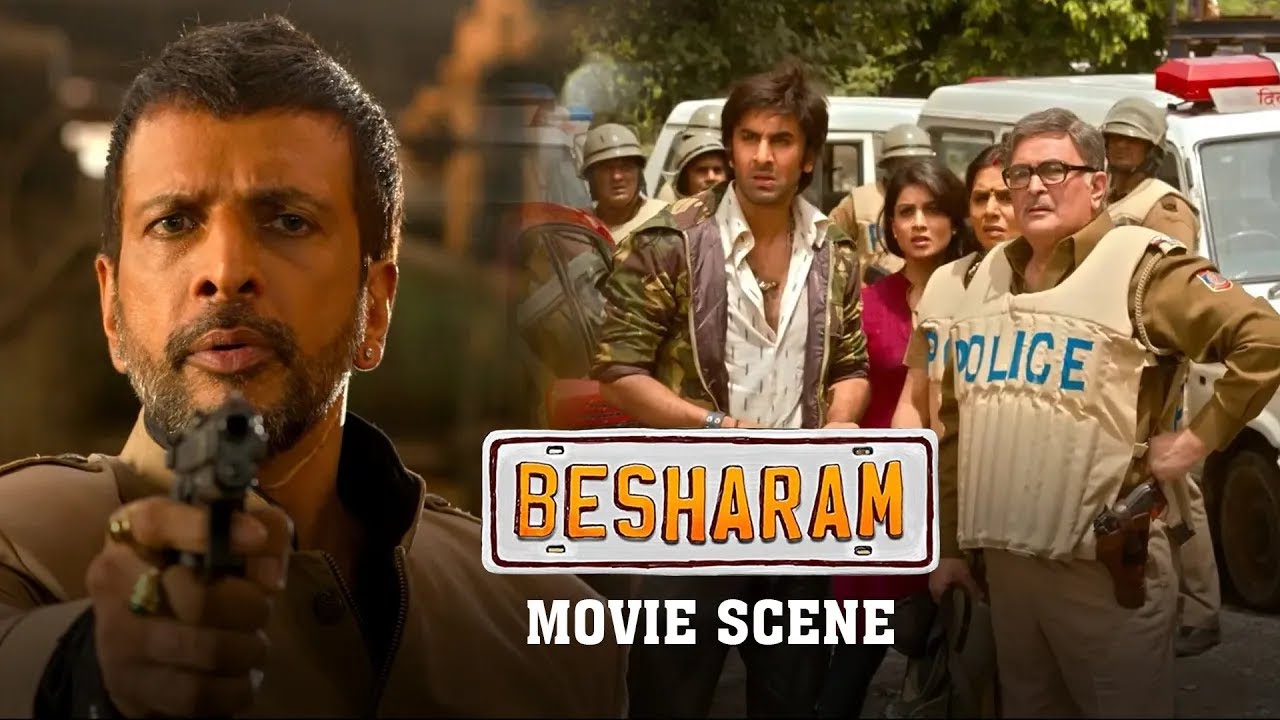 Action-Packed Clash: Ranbir Kapoor vs. Jaaved Jaffrey | Besharam - YouTube