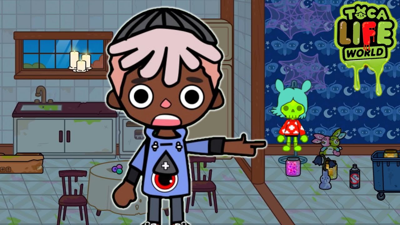 Spooky House for Halloween in Toca Boca - YouTube