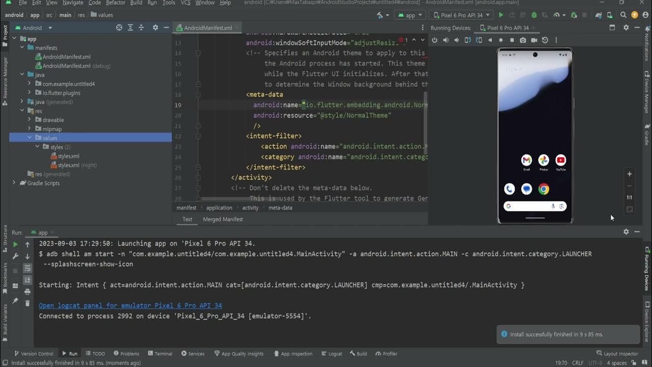 flutter - home widget 1 - YouTube