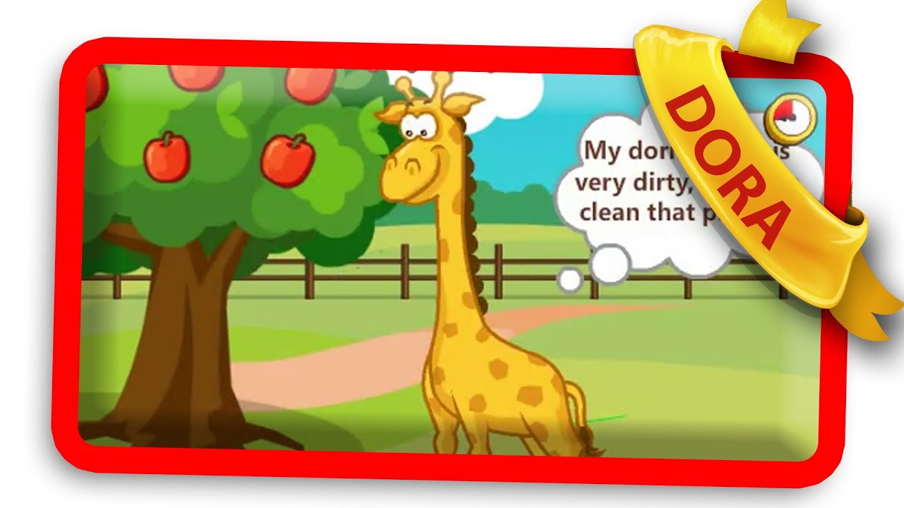 Dora Care Baby Giraffe - Online Dora Games - YouTube