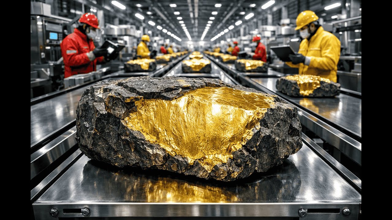 Inside the Gold Refinery – How Raw Gold Ore Becomes Billion Dollar Bars ...