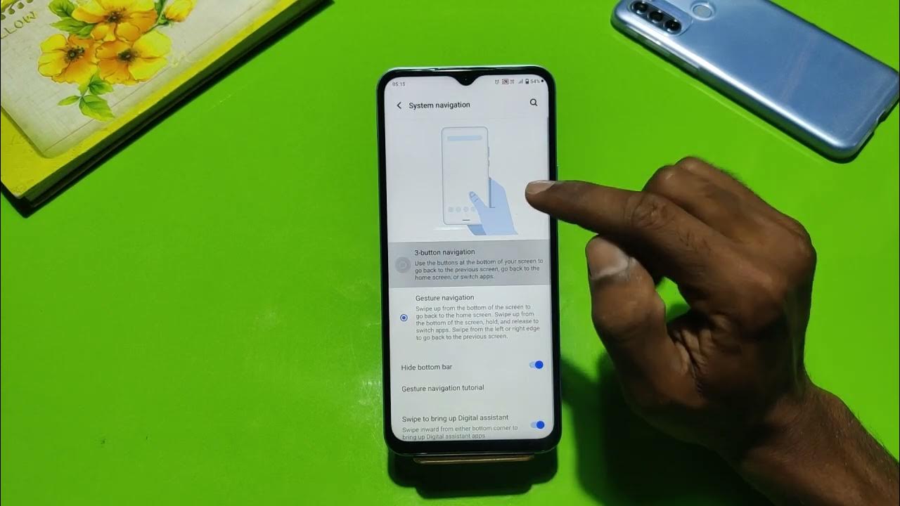 How To Hide Navigation Button in Iqoo Z6 Pro , Hide Back Button Setting in Iqoo Z6 Pro - YouTube