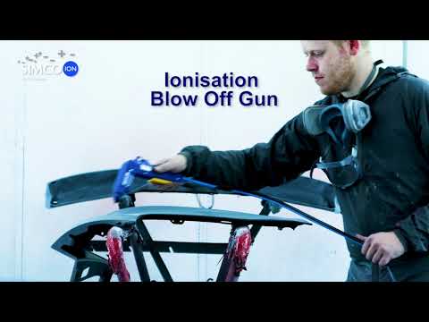 Simco anti static blowgun CleanFlex - YouTube