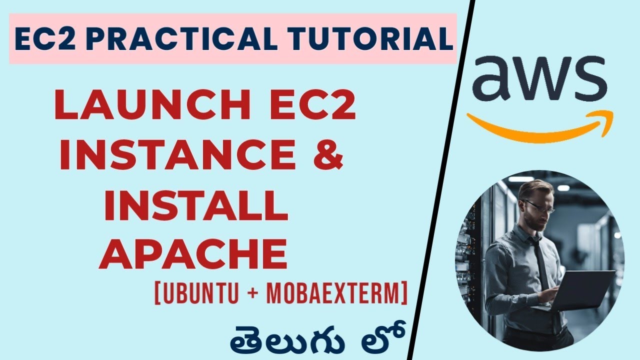 How To Launch Ubuntu EC2 Instance & Install Apache Web Server | AWS Tutorial in Telugu - YouTube