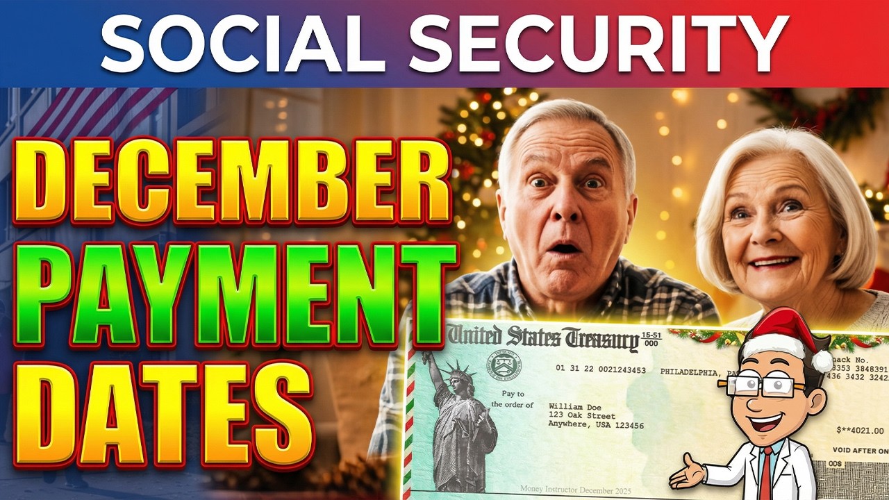 Social Security Checks: December 2025 Payment Schedule UPDATE - YouTube
