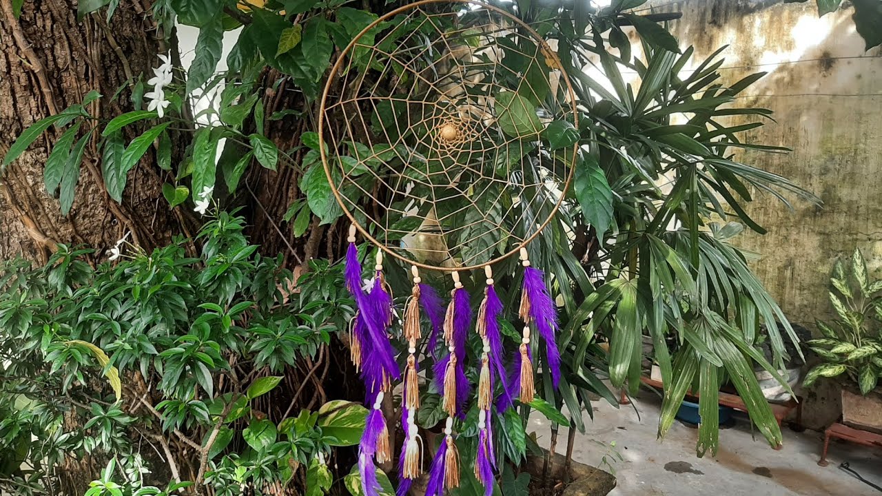 Dream catcher making at home | Dream catcher - YouTube