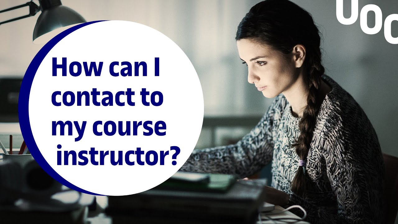 How can I contact to my course instructor? - YouTube