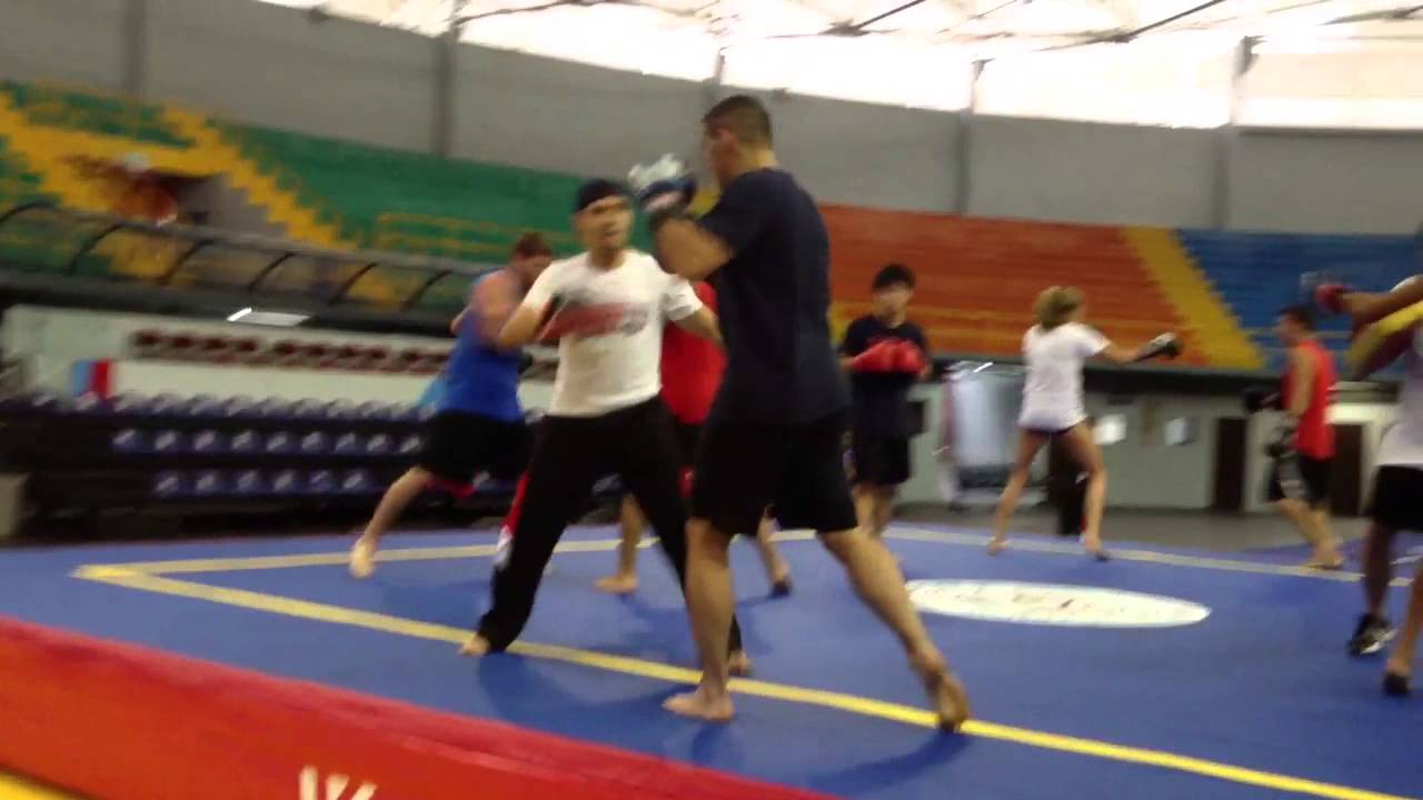 US Wushu Sanda Team Training - YouTube