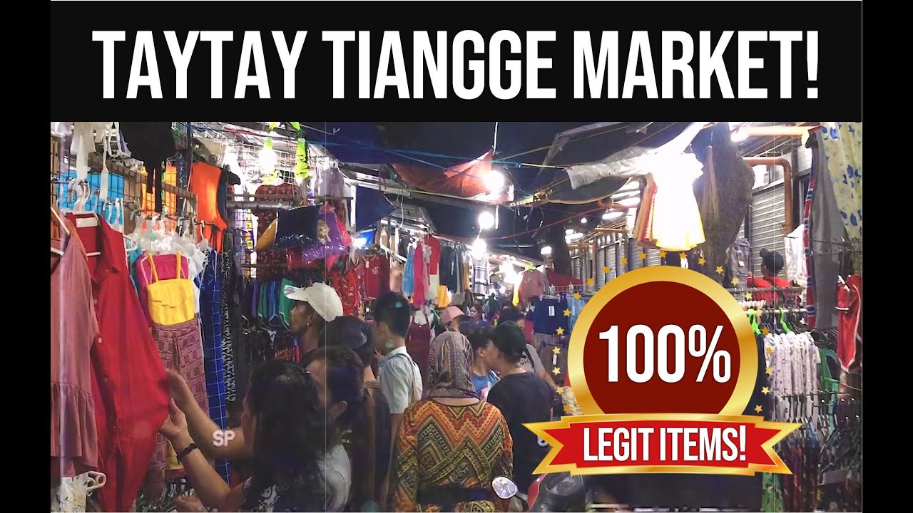 TAYTAY TIANGGE MARKET! - YouTube