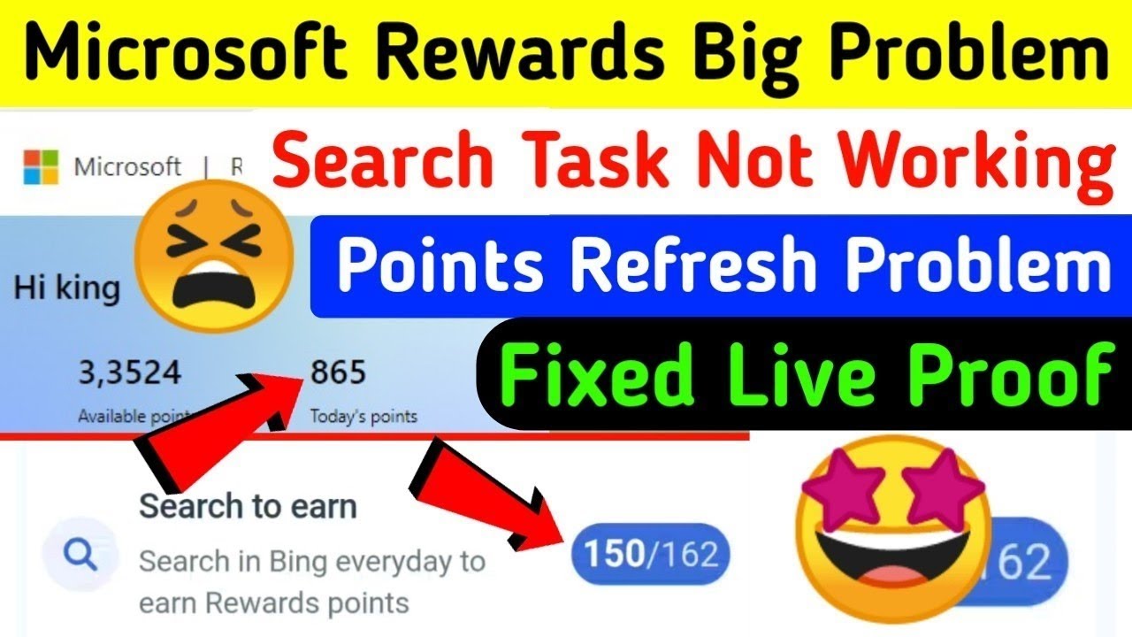 Microsoft Rewards Points Refresh Problem Solved😍microsoft rewards ...