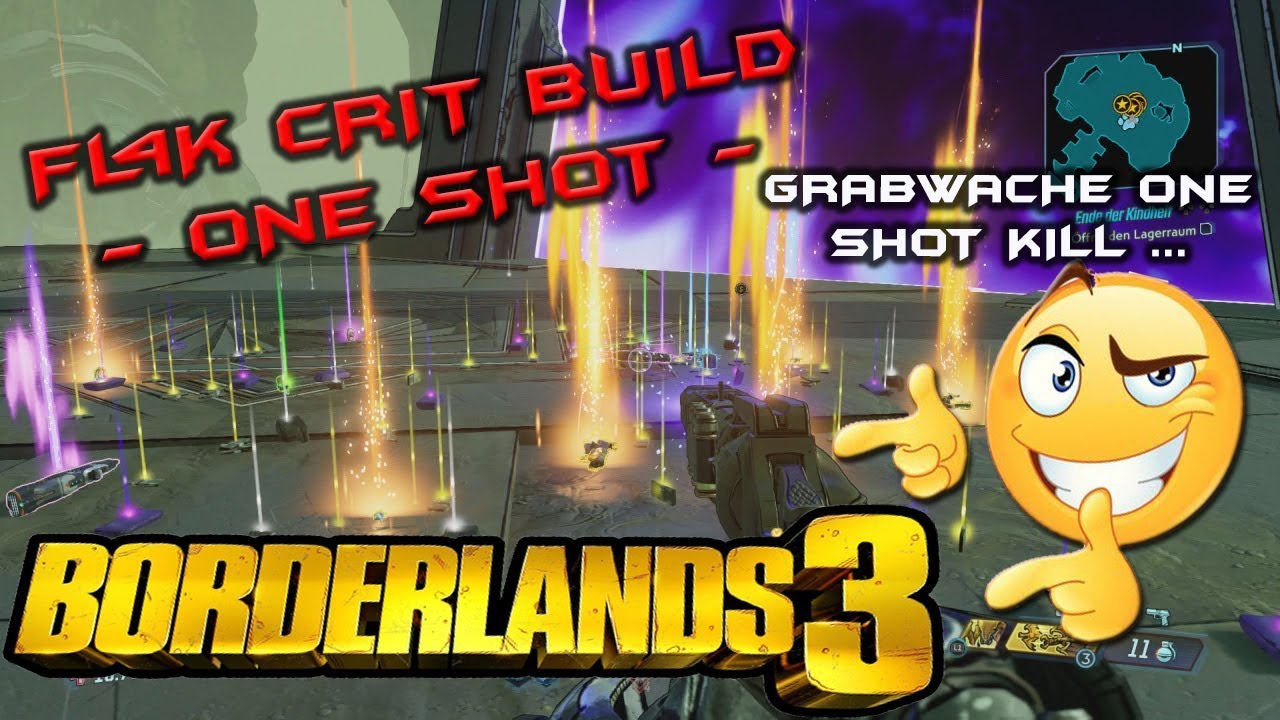 Borderlands 3 BL3 - FL4K CRIT BUILD - ONE SHOT KILL - Grabwache LEV.54 ...