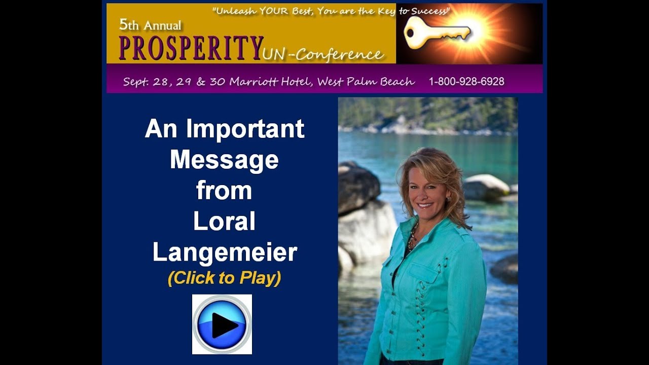Loral Langemeier at The Prosperity UN-Conference: Business & Marketing ...