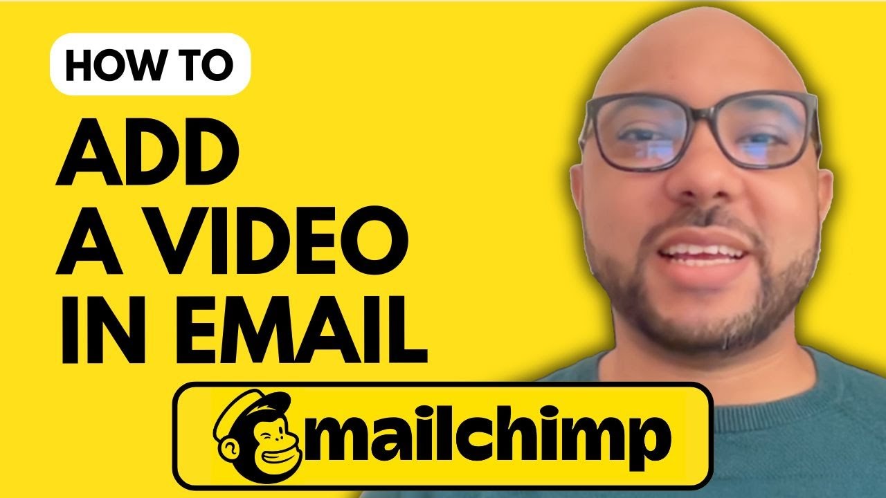How to Add a Video in Mailchimp Email - YouTube