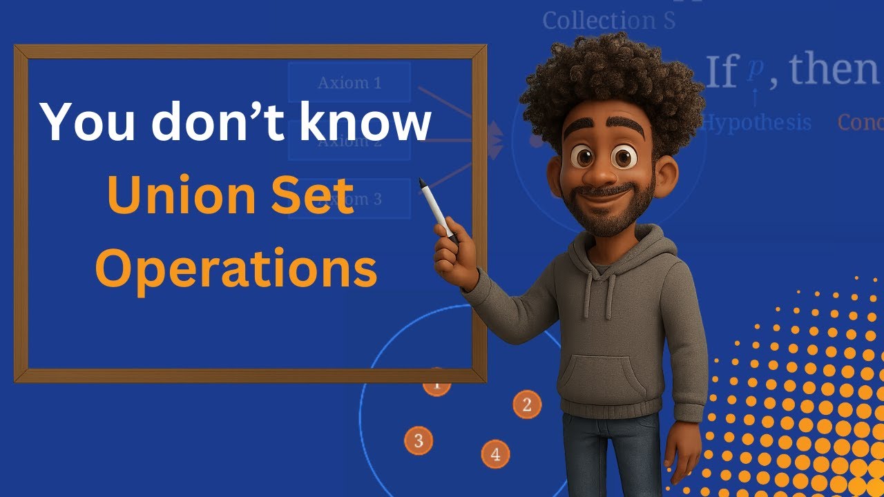 Union Set Operation | Abstract Algebra for Beginners (Lesson 5) - YouTube