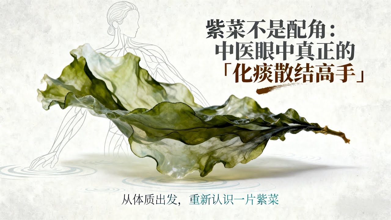 🌿紫菜不是配角：中医眼中真正的“化痰散结高手”🌿Seaweed Is Not a Sidekick: TCM’s Secret Weapon ...