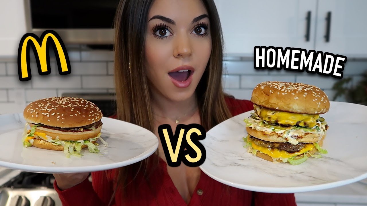 Making a McDonalds Big Mac at Home! - YouTube