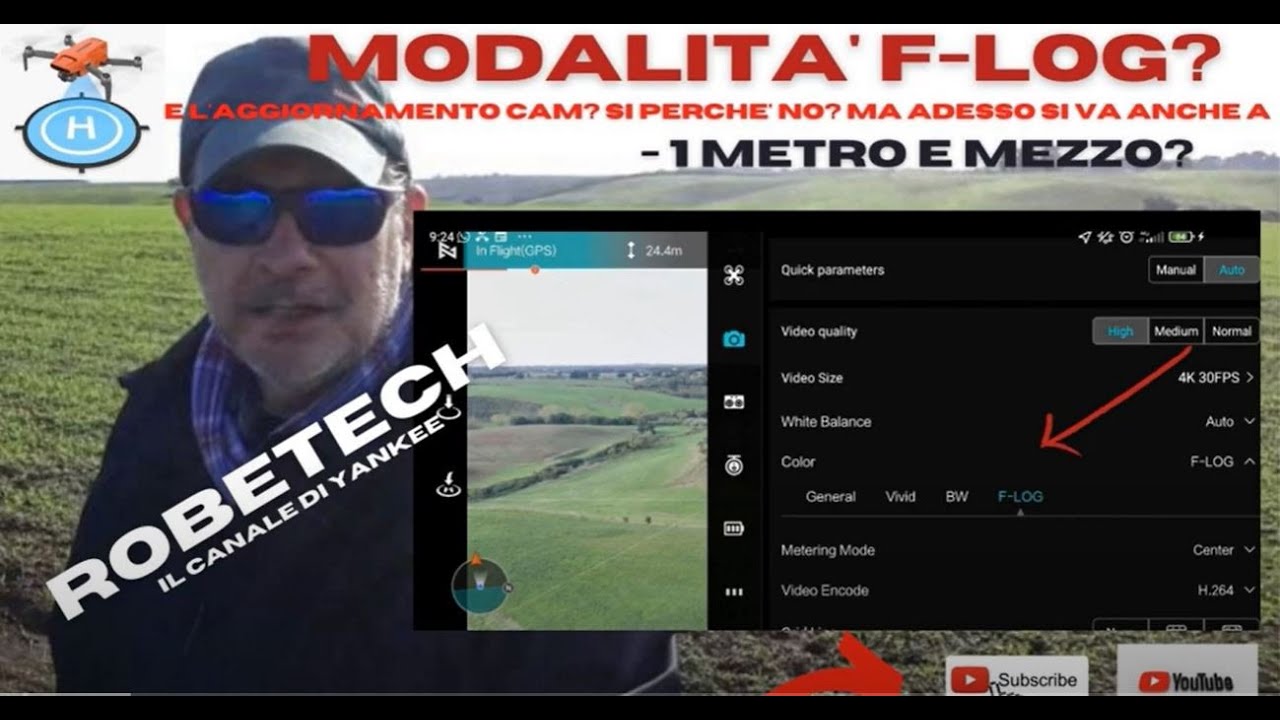 IL FIMI X8 MINI VOLA IN F-LOG? SI, MA CHE SUCCEDE SOTTO I 5 METRI ...
