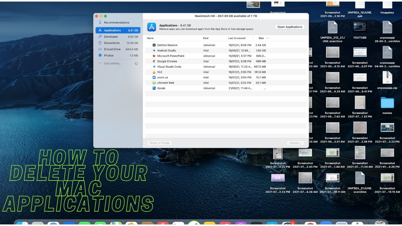 HOW TO DELETE APPLICATIONS IN MAC YouTube HOW TO DELETE APPLICATIONS IN MAC YouTube