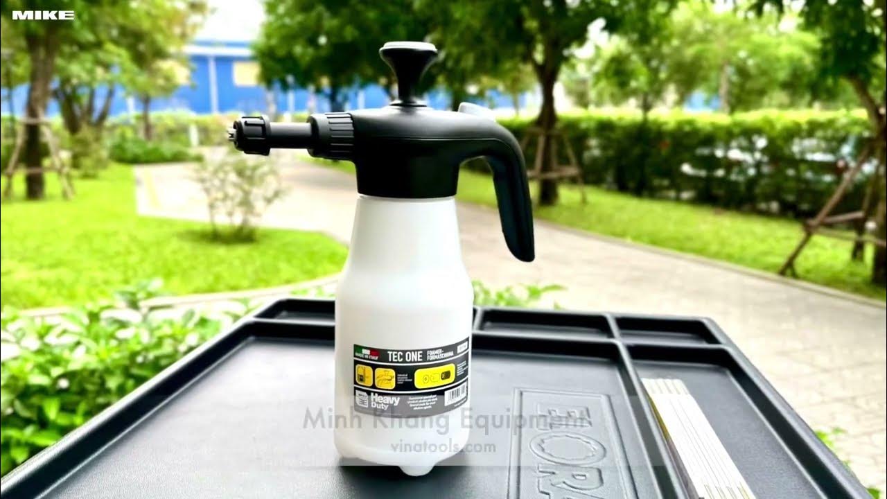 Bình xịt bọt tuyết TEC ONE 1000 FOAMER – EPDM, sản xuất tại Ý. - YouTube