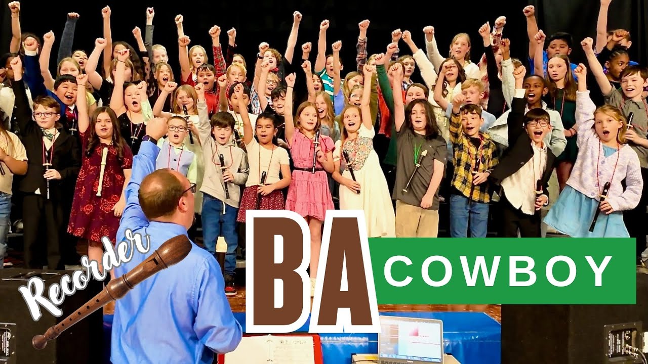 B A Cowboy | Recorder | M.C. Handel - YouTube