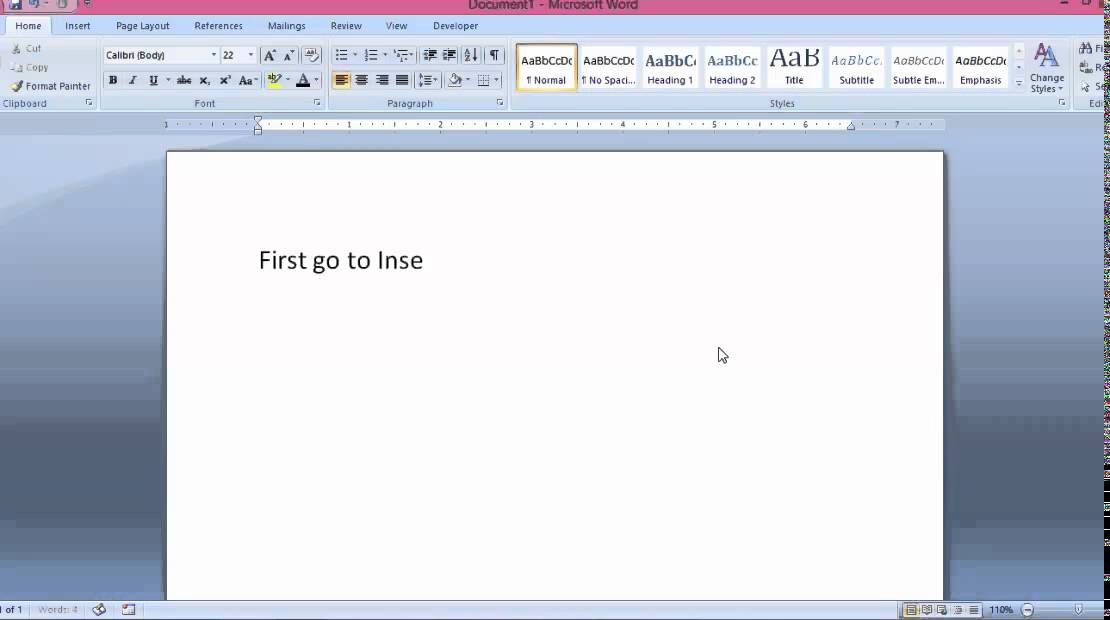 How To Insert A Flower Bracket In MS Word YouTube How To Insert A Flower Bracket In MS Word YouTube