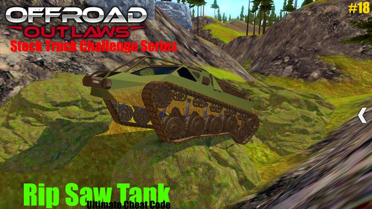 Rip Saw Military Tank | Stock Truck Challenge #18 | Offroad Outlaws ...